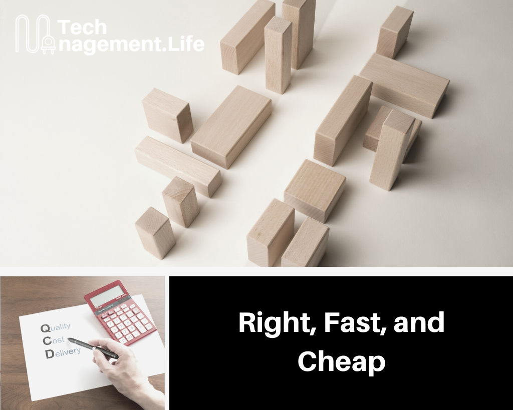 Build it right, build it fast, AND build it cheap | TechManagement.Life